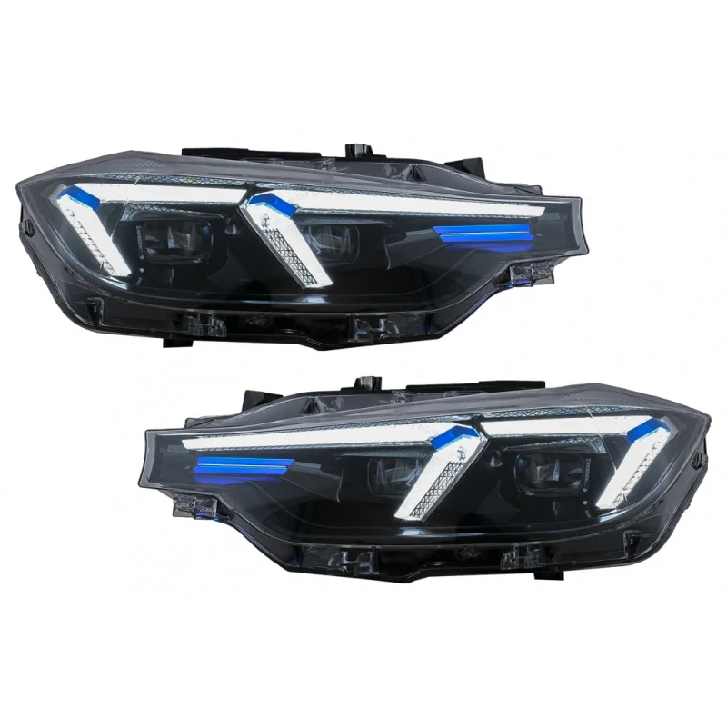 Faros delanteros Full Led BMW Serie 3 F30 2011-2015 look G20 Design ...