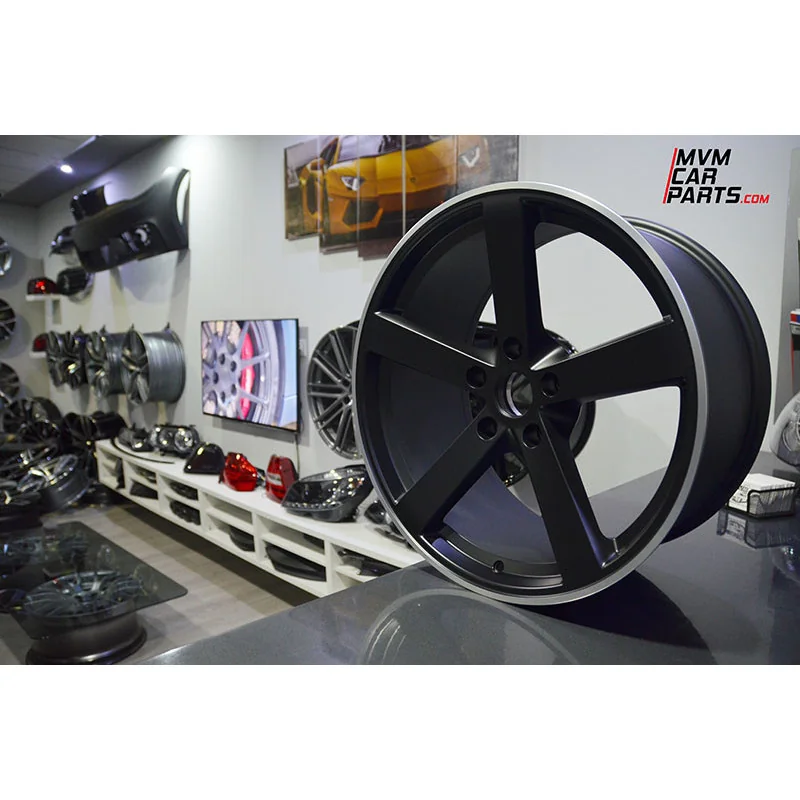 Juego de 4 Llantas 19 Fox MS003 Black Concave BM084